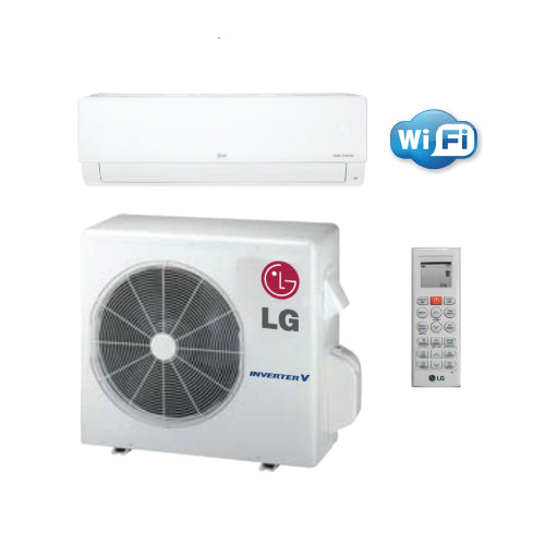 LG High Efficiency 30 000 BTU 20 SEER Wall Mounted Heat Pump System With Wi Fi