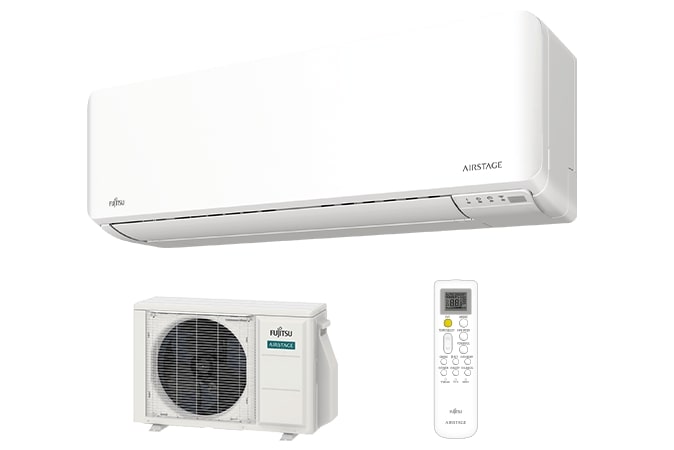 Fujitsu 12,000 BTU 20 SEER Entry Tier Wall Mounted Single Zone System ...