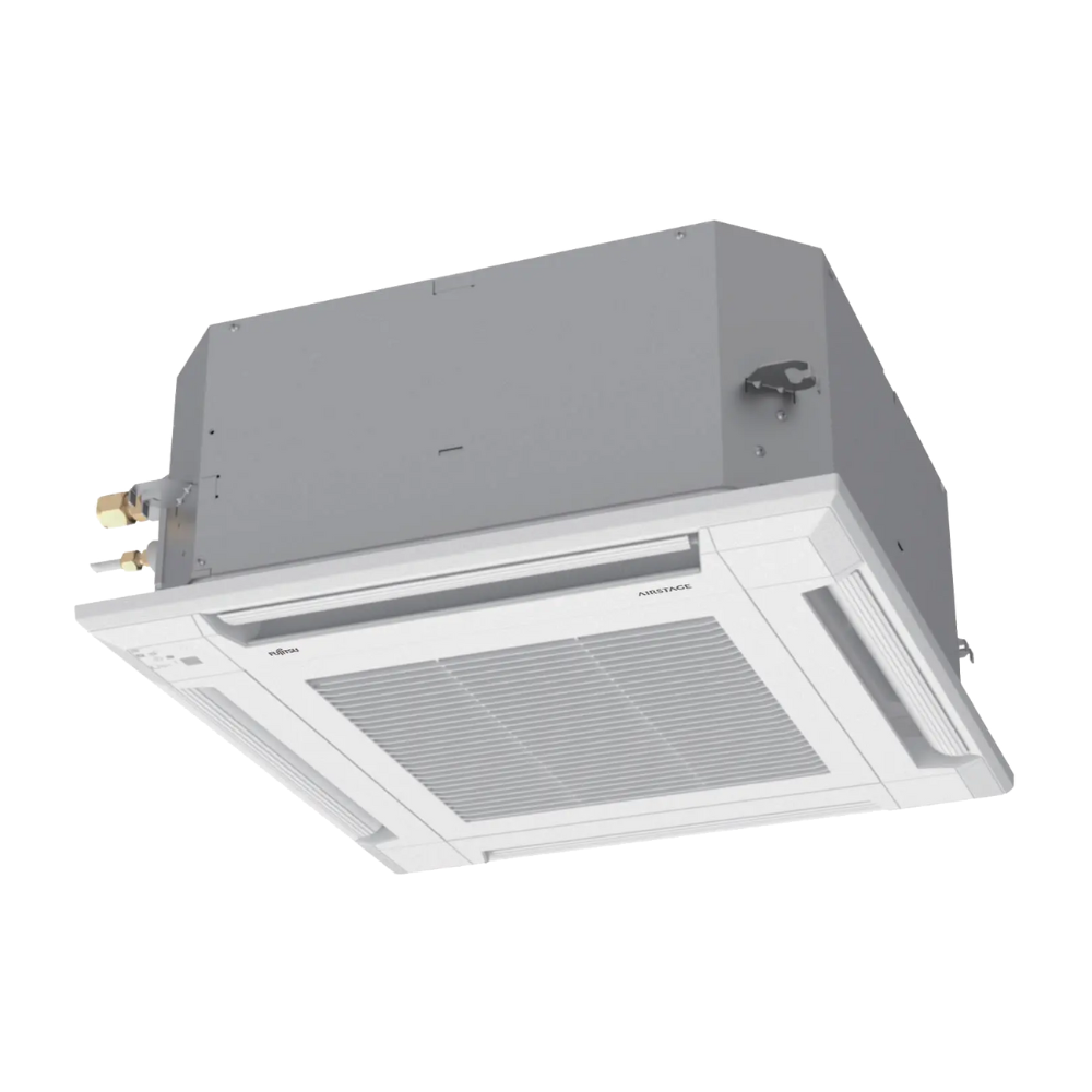 Fujitsu ACUH12KUAS & AOUH12KUAS1 12,000 BTU 23.7 SEER2 Ceiling Cassett ...