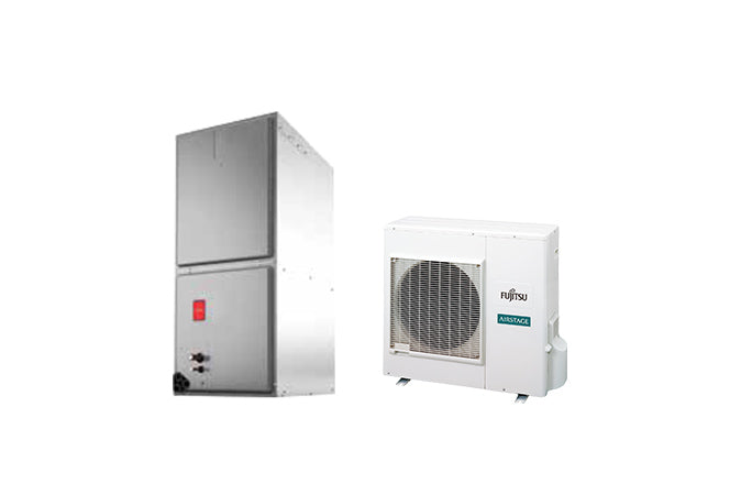 Fujitsu 30,000 BTU 18.5 SEER Multi-Position Air Handler Single Zone ...