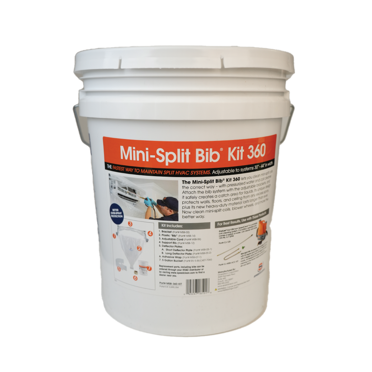 DiversiTech Mini Split Indoor Cleaning Bib Kit 360 – Got Ductless