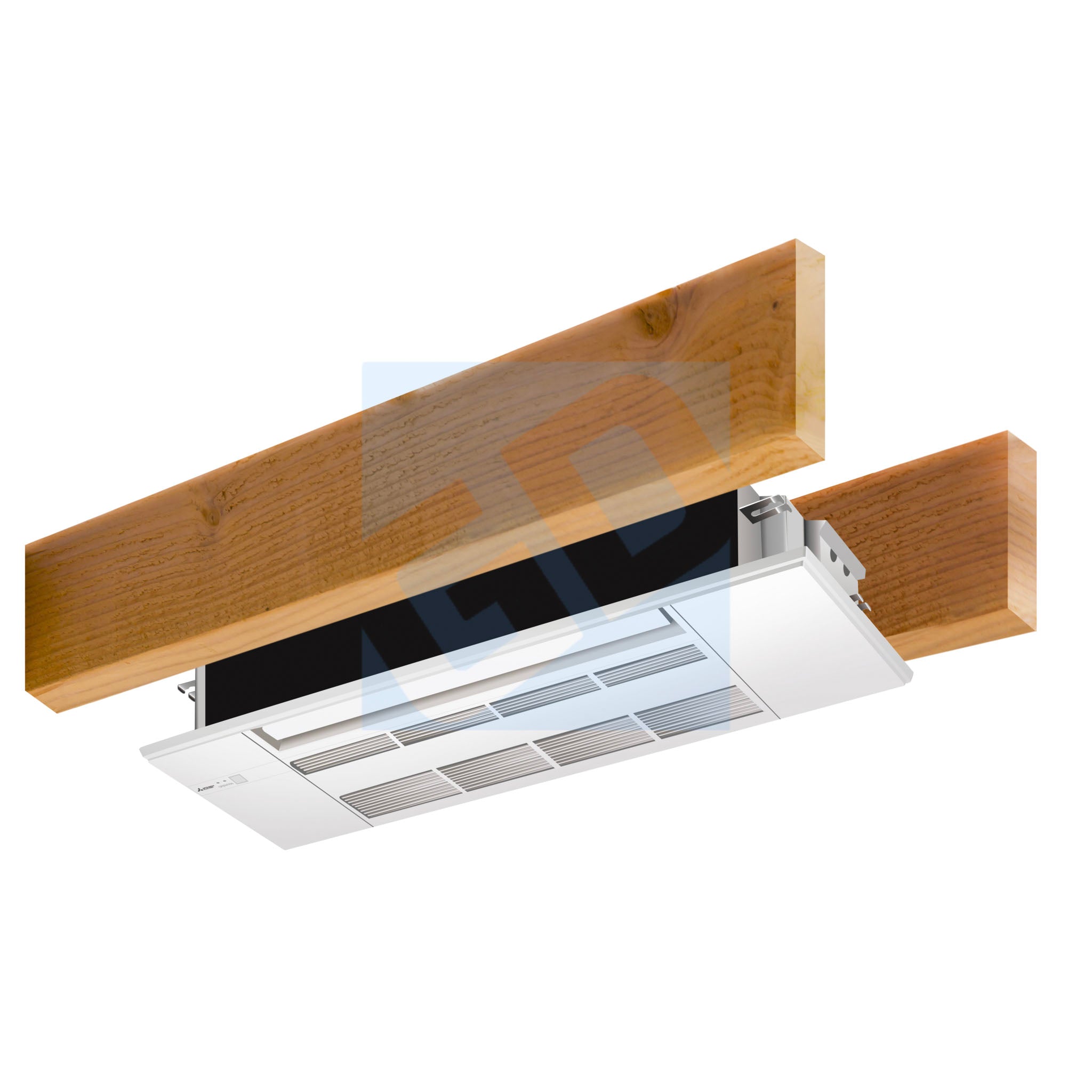 Mitsubishi 6,000 BTU EZ-FIT 1-Way Ceiling Cassette Unit – Got Ductless