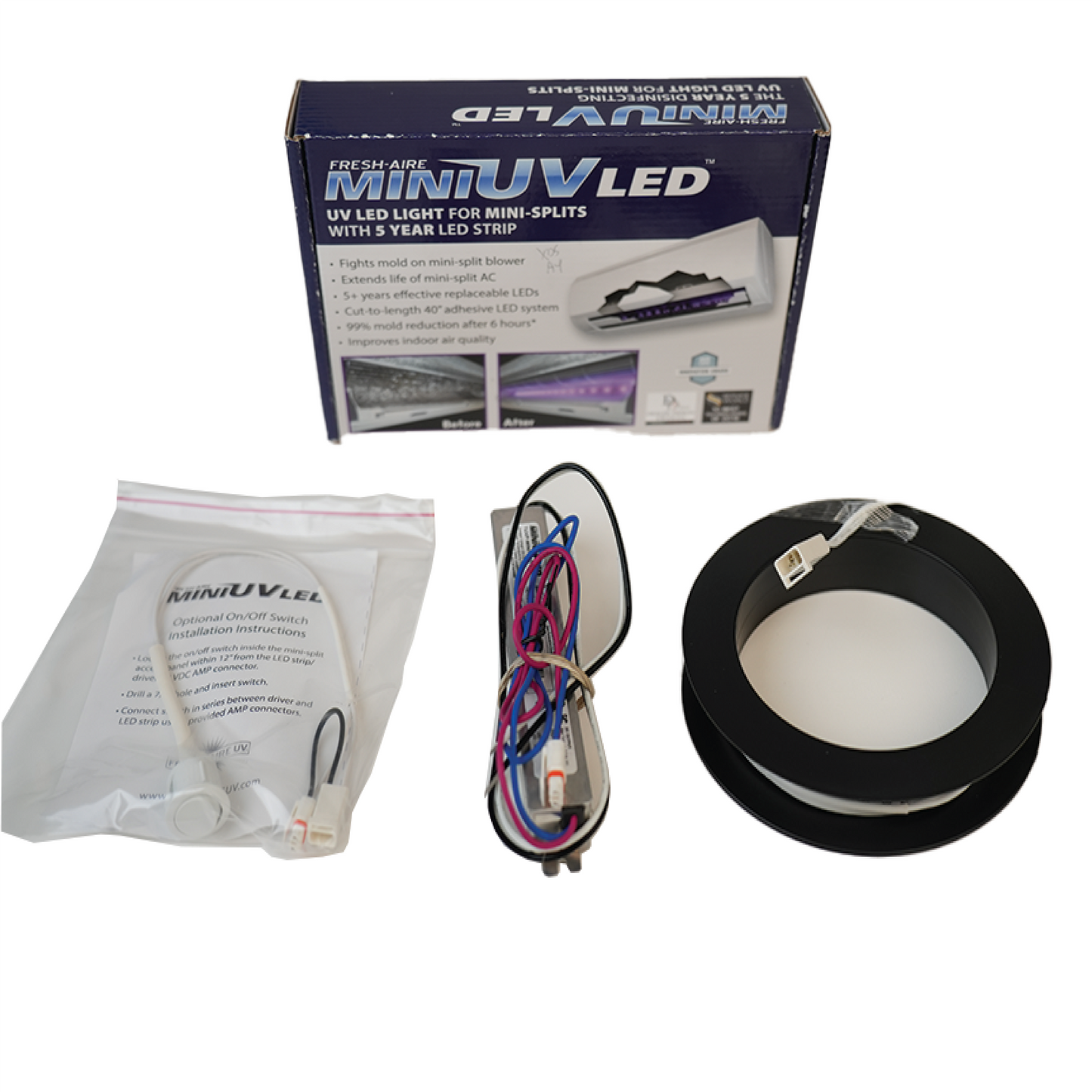 DiversiTech Mini Split UV LED Anti-Microbial Lights | Got Ductless