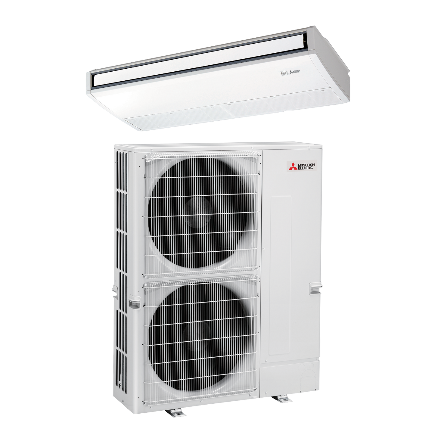 Mitsubishi P-Series 36,000 BTU Ceiling Suspended Single Zone Heat Pump ...